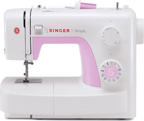 מכונת תפירה 3223 SINGER - צבע לבן ורוד | מכונות תפירה ביתיות | מכונות ...